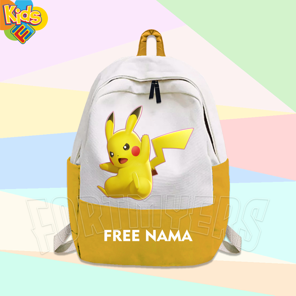 Jual TAS RANSEL ANAK TAS SEKOLAH ANAK KARAKTER PIKACHU POKEMON UNITE ...