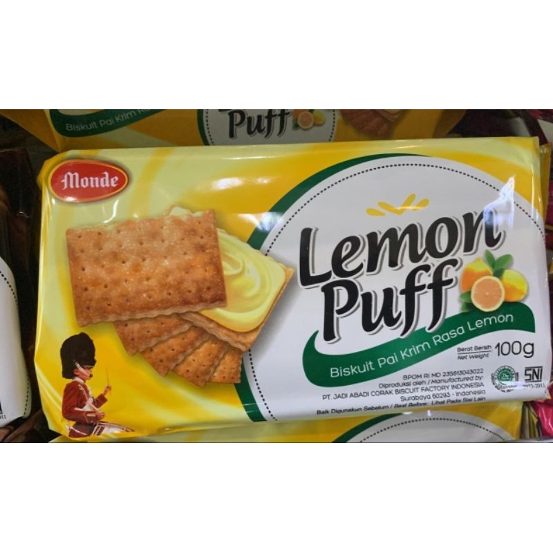 Jual Monde Lemon Puff | Shopee Indonesia