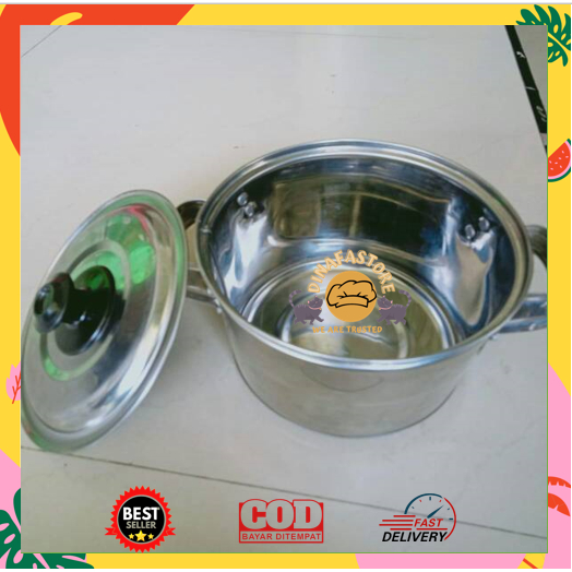 Jual Panci Sayur Tutup Stainless Ukuran 16cm-20cm | Shopee Indonesia