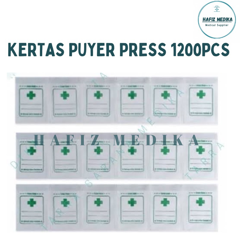 Jual Kertas Puyer Press isi 1200pcs | Shopee Indonesia