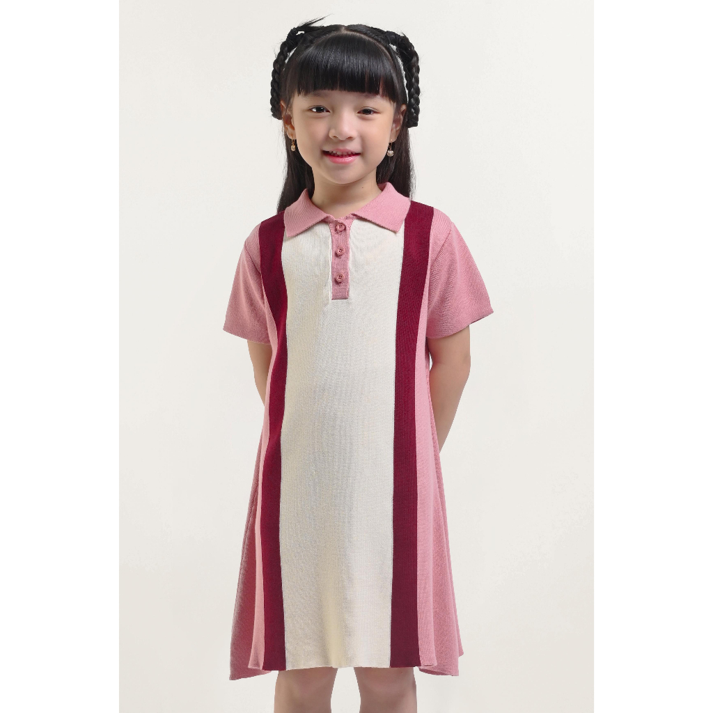 Jual Prepp Studio Jr - Polo Dress 3 Colors Fine Gauge Rose | Shopee ...