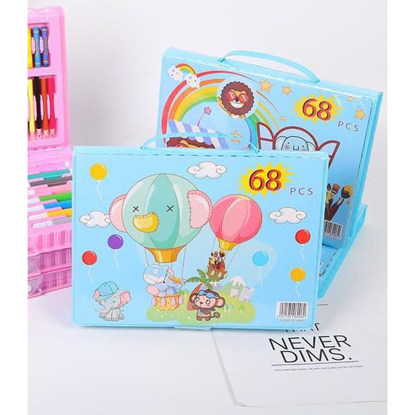 Jual READY CRAYON ANAK MEWARNAI CRAYON SET BIRU PINK MIX CRAYON KRAYON ...