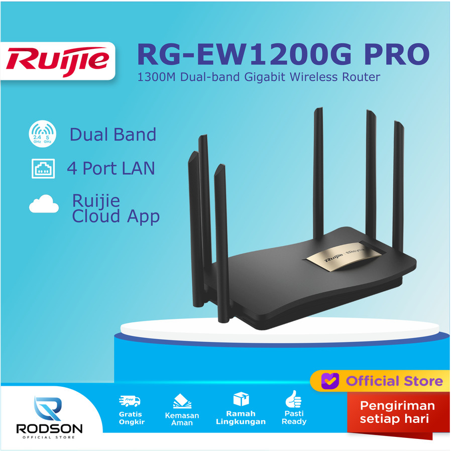 Jual RUIJIE REYEE RG EW1200G PRO 1300M Dual band Gigabit Wireless ...