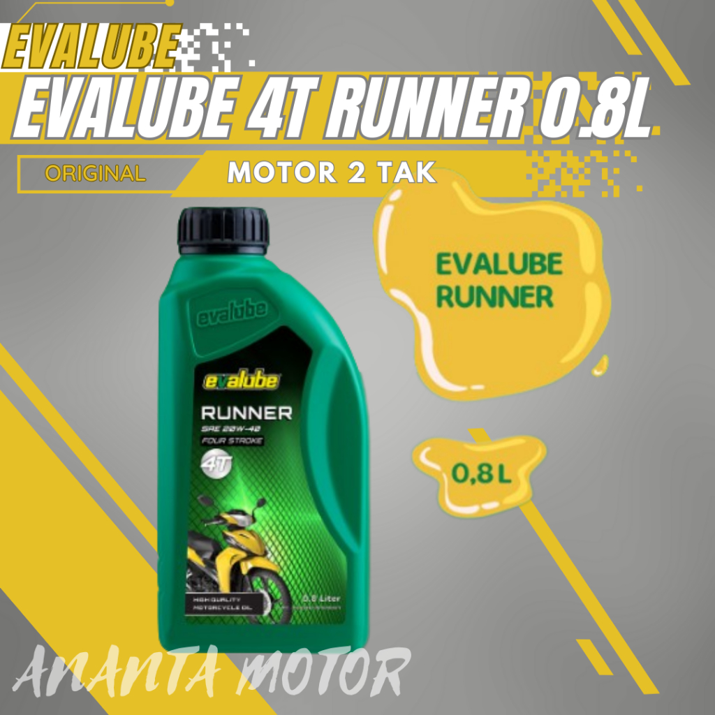 Jual 220425 live extra ANANTA Evalube Runner 20W-40 (0,8L) ORIGINAL ...
