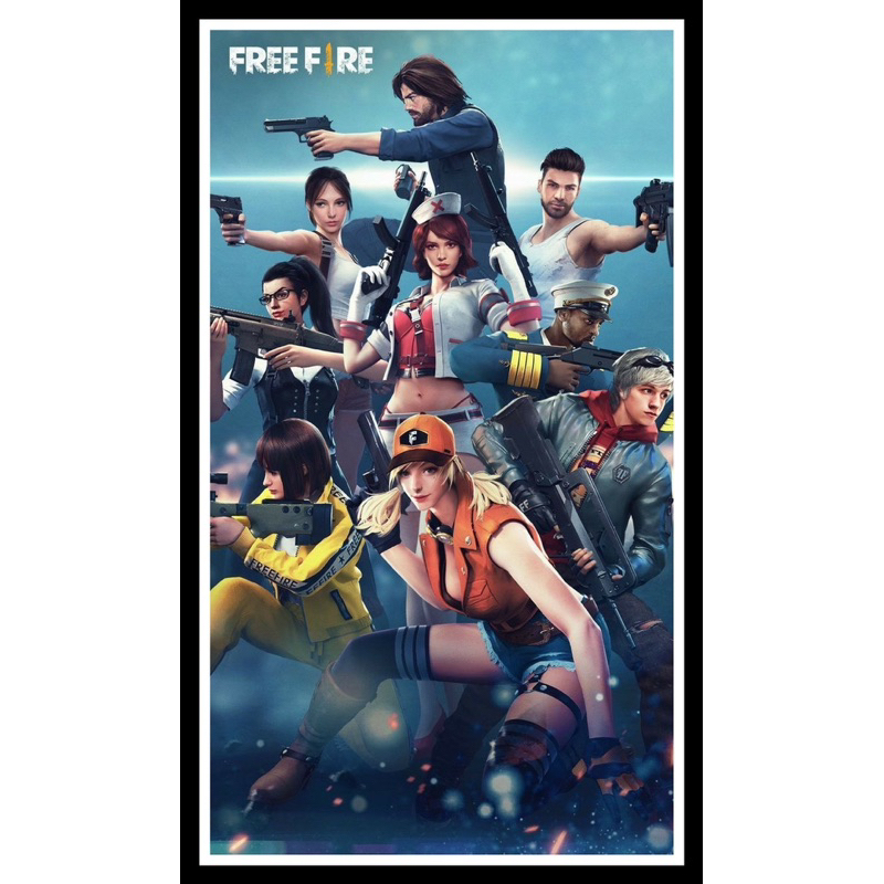 Jual CETAK POSTER KARAKTER FREE FIRE POSTER FF BEBAS KARAKTER HIASAN ...