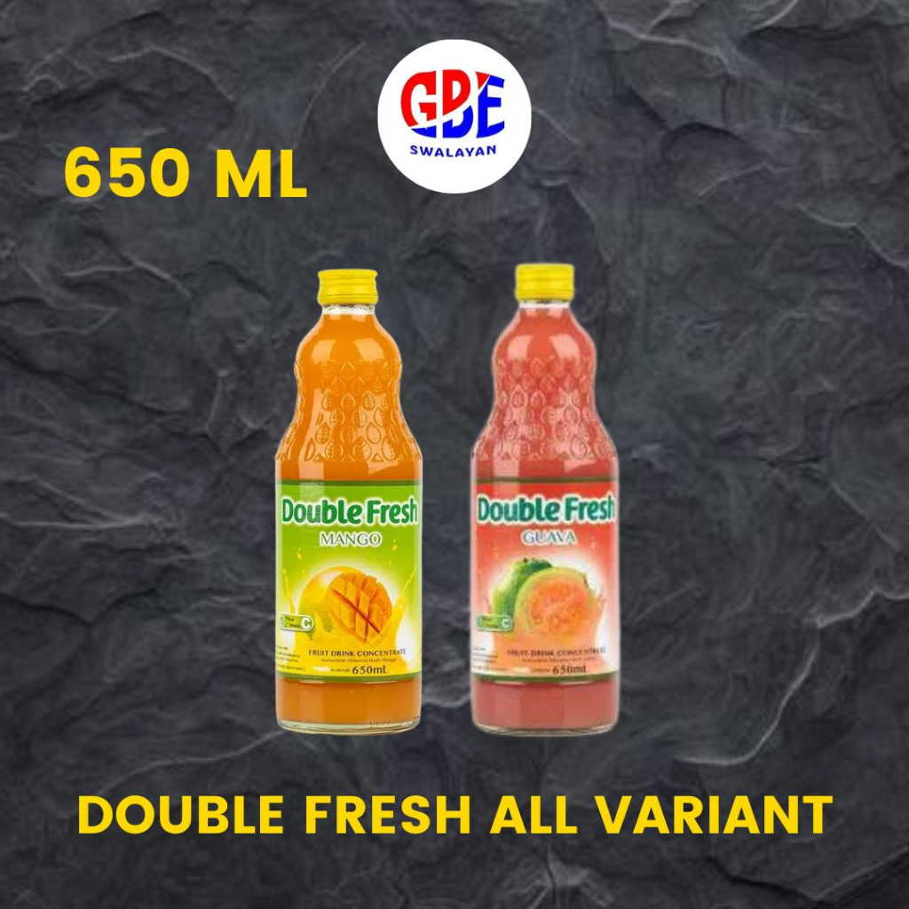 Jual DOUBLE FRESH 650 ML ALL VARIANT | Mangga | Guava | Shopee Indonesia