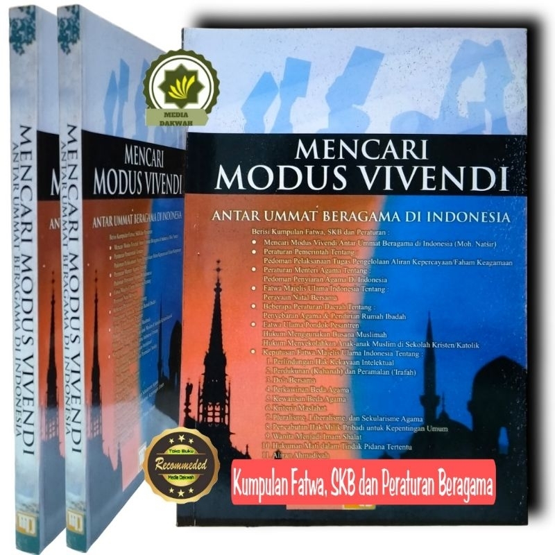 Jual Buku MENCARI MODUS VIVENDI Antar UMAT BERAGAMA di Indonesia ...