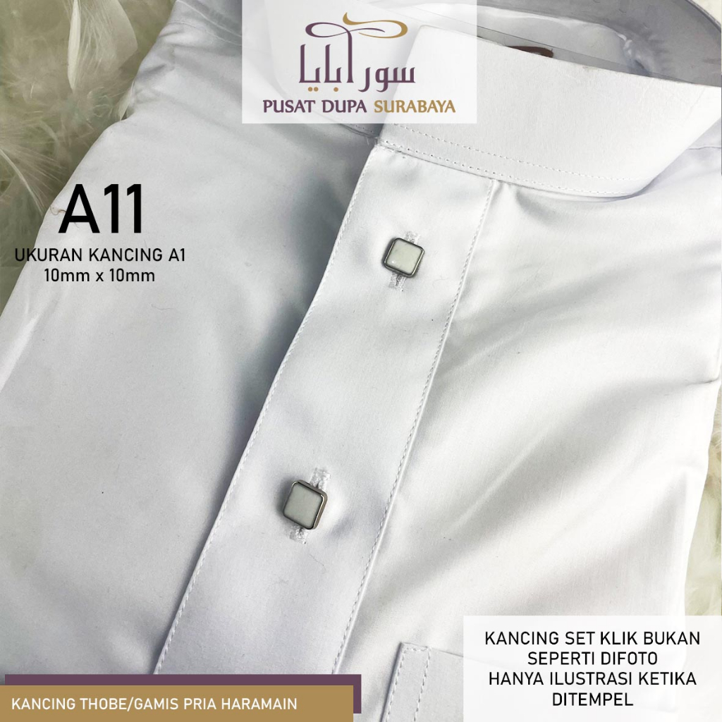 Jual Kancing Cetek Snap Jepret Set Anti Karat untuk Baju Thobe/Gamis ...