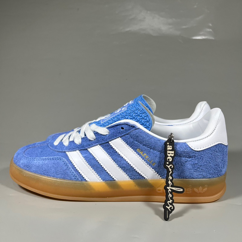 Jual Adidas Gazelle Indoor Blue Fusion Gum | Shopee Indonesia