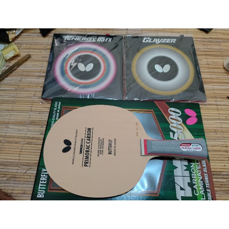 Jual PAKET BET TENIS MEJA BUTTERFLY PRIMORAC CARBON ORIGINAL | Shopee Indonesia