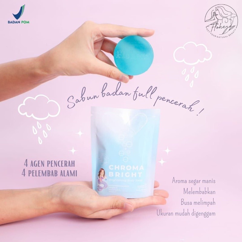 Jual Chroma bright brightening body soap (new) | Shopee Indonesia