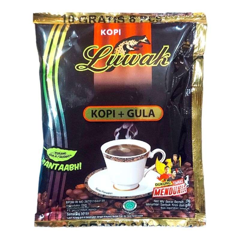 Jual Mantaabh! Kopi 2 in 1 KOPI LUWAK Kopi+Gula Luwak Hitam Yang ...