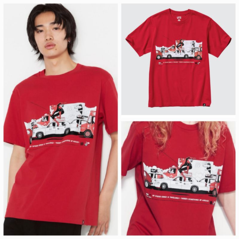 Jual UNIQLO KAOS UT MARVEL X MONDO SPIDERMAN MERAH BARU ASLI ORIGINAL ...