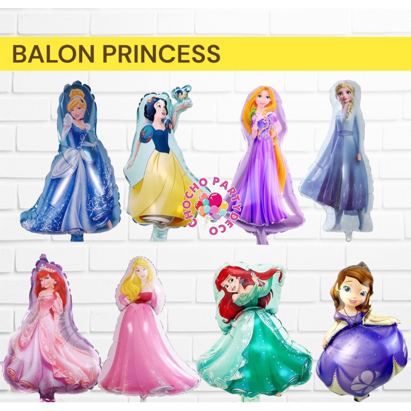 Jual Balon Princess - Balon karakter princess mini | Shopee Indonesia