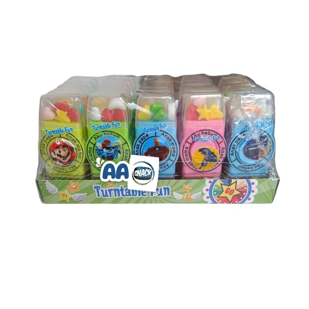 Jual PERMEN KERAS ANEKA RASA BENTUK TURTABLE BOX ISI 30 | Shopee Indonesia