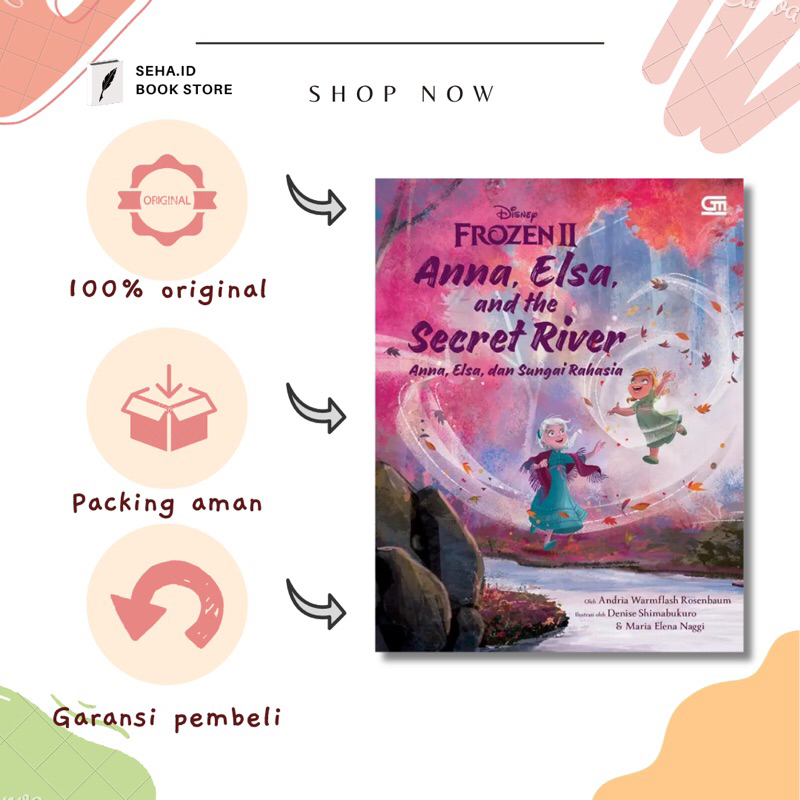 Jual Buku cerita Frozen II: Anna, Elsa dan Sungai Rahasia | Shopee ...