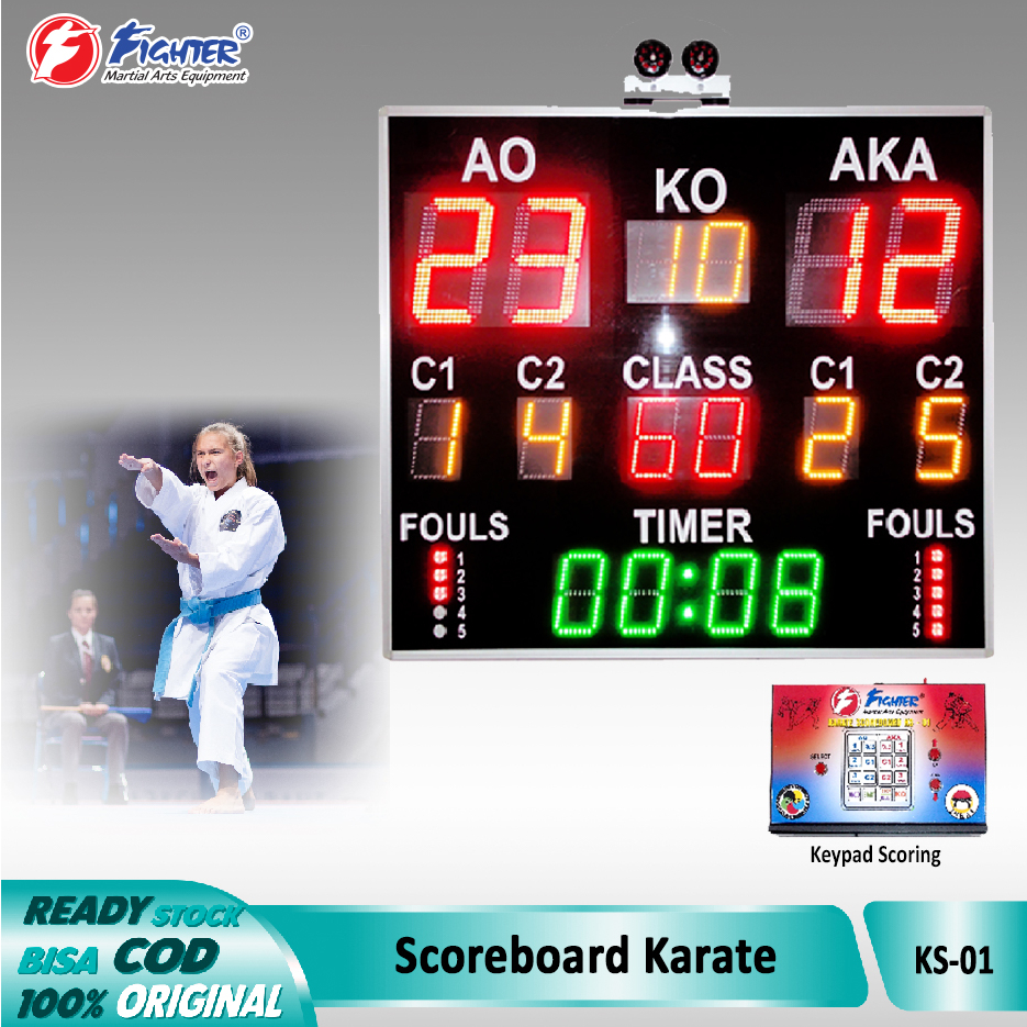 Jual Scoreboard Karate KS-01-FIGHTER | Shopee Indonesia