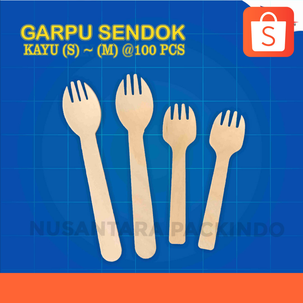 Jual Garpu Sendok Kayu (100 Pcs) | Shopee Indonesia