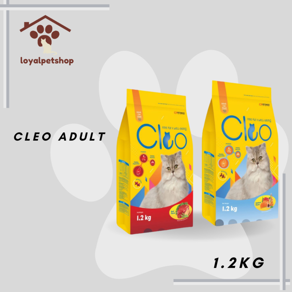 Jual Makanan Kucing - Cleo Beef Seafood Adult 1.2kg (BACA DESKRIPSI ...