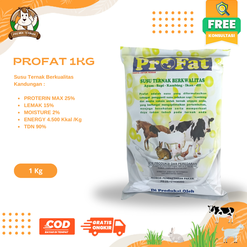 Jual PROFAT SUSU TERNAK KAMBING 1KG | Shopee Indonesia