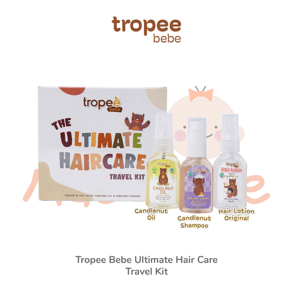 Jual Tropee Bebe The Ultimate Hair Care Travel Kit 30ml Exp 20/9/25 ...