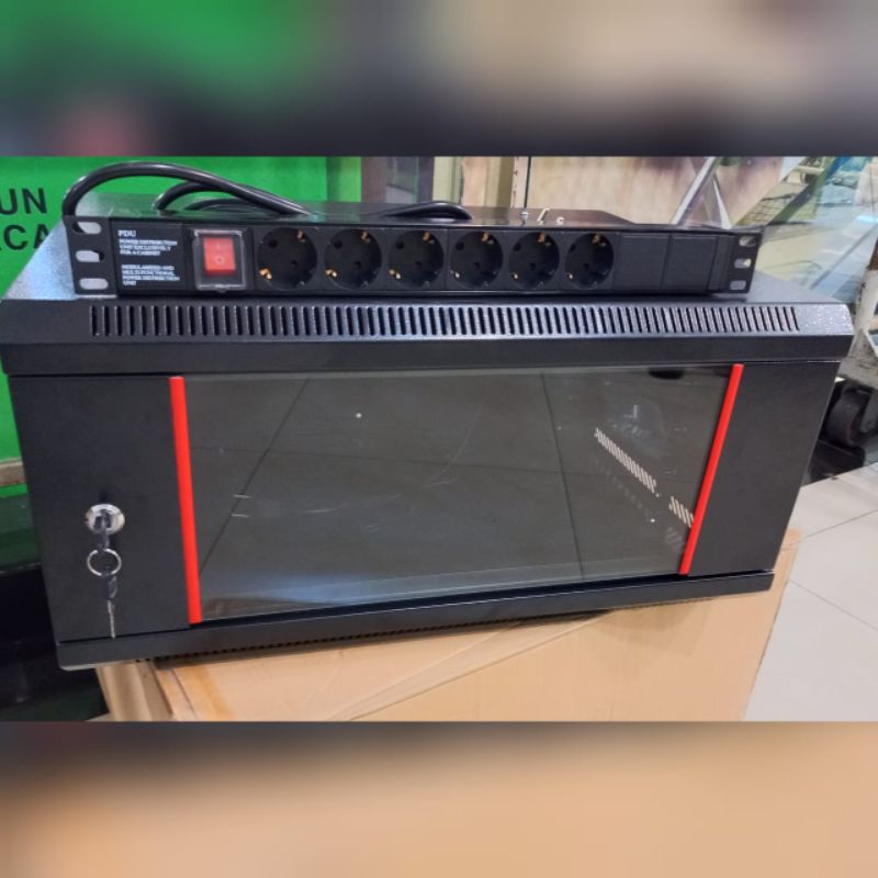 Jual RAK SERVER 4U Rack Server 4u 3 pintu bisa dikunci | Shopee Indonesia