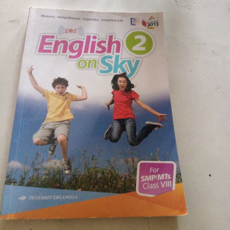 Jual Buku English on SKY 2,For SMP Class VIII Penerbit Erlangga ...