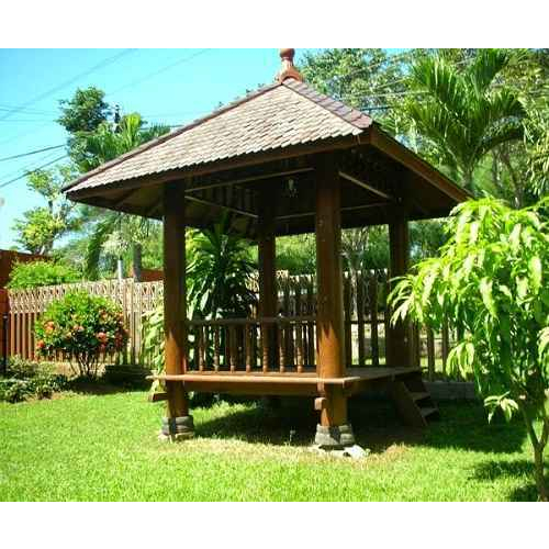 Jual Saung Taman Model Bali Ukuran 2x2 Meter Desain Minimalis Modern ...