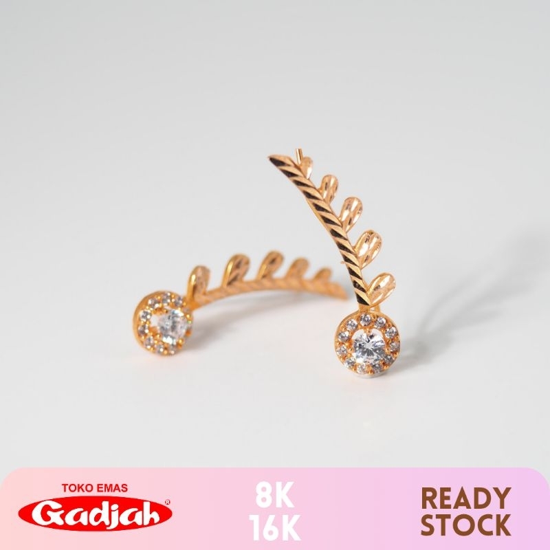 Jual Giwang Emas Slundup Solitaire Anggrek - Toko Emas Gadjah | Shopee ...