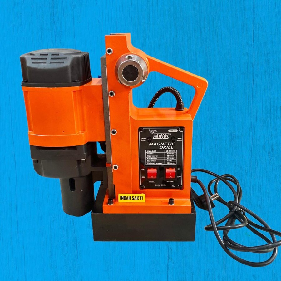 Jual Mesin Bor Magnet Magnit Magnetic Drill 28mm Zeki | Shopee Indonesia