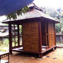 Jual Gazebo Taman Model Dinding Pintu Sliding Ukuran 3x3 Meter Atap ...