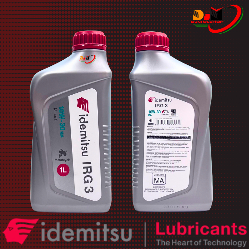 Jual IDEMITSU IRG3 Oil 4T MA 10W-30 Mineral 1Liter | Shopee Indonesia