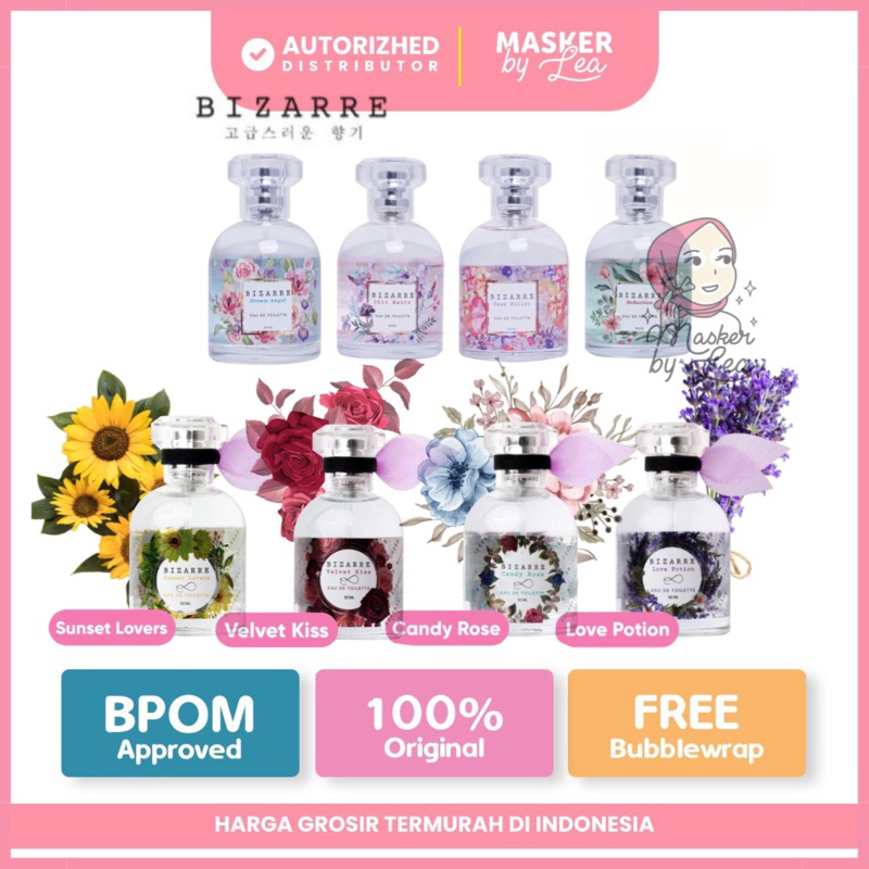Jual BIZARRE Parfum Wanita Eau De Toilette 50ML / EDT Parfume Korea ...
