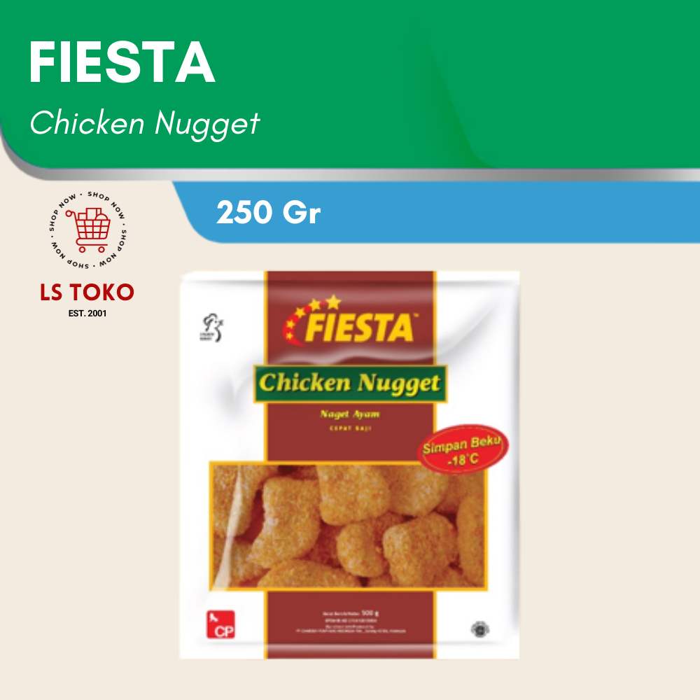 Jual Fiesta Chicken Nugget 250gr / Fiesta Chicken Nugget 500gr, Nugget ...