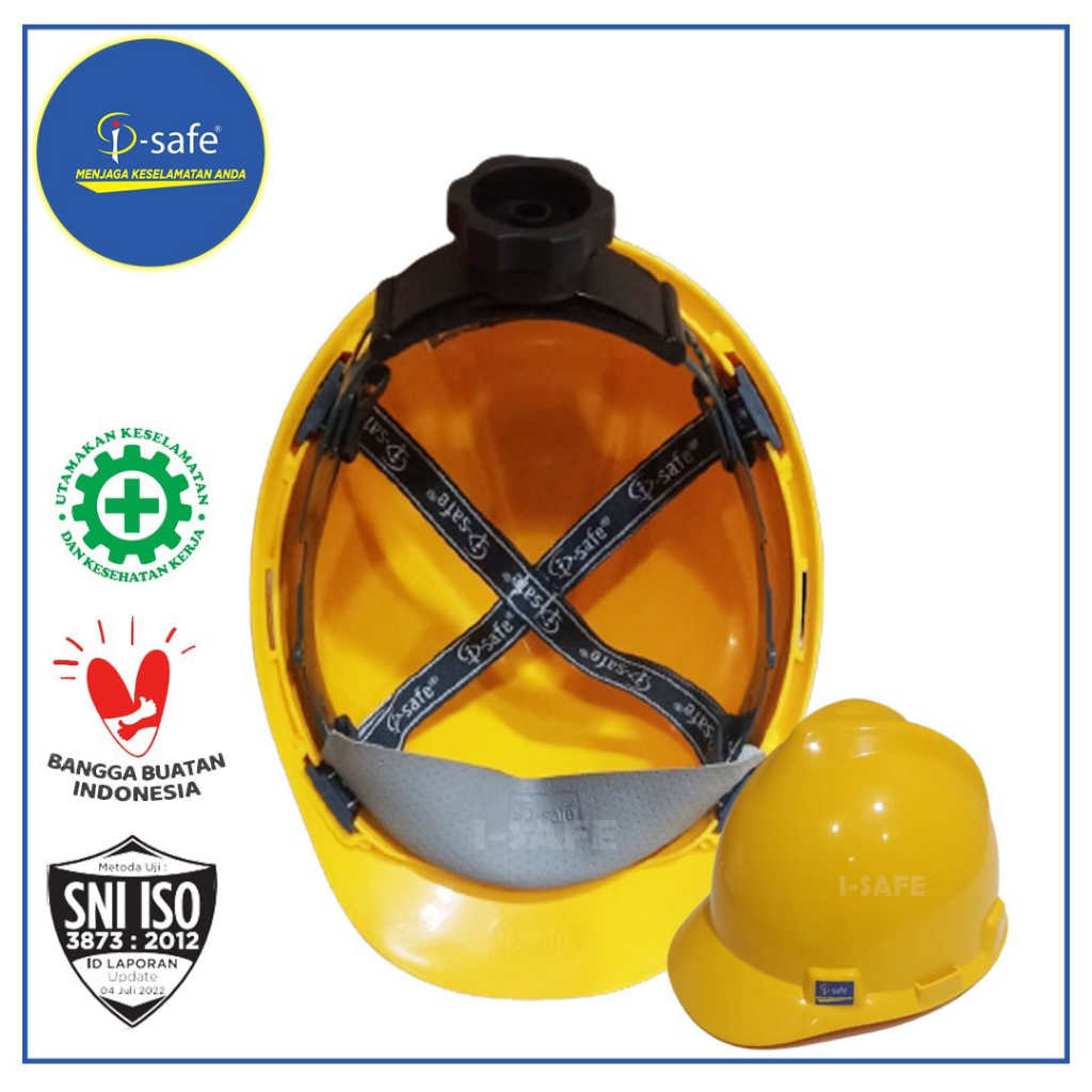 Jual i-Safe Helm Proyek Safety Helmet Set Inner Fastrack Tanpa Tali ...