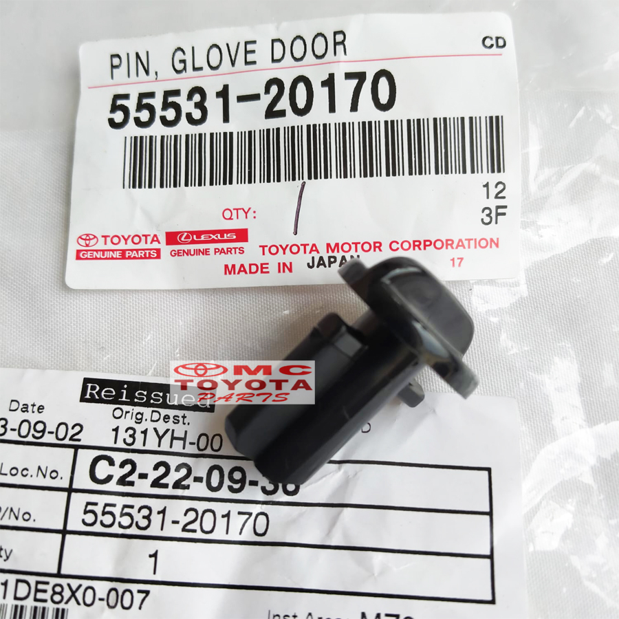 Jual Kancing Laci Bawah Pin Glove Door Harrier ACU30 Lexus 55531-20170 ...