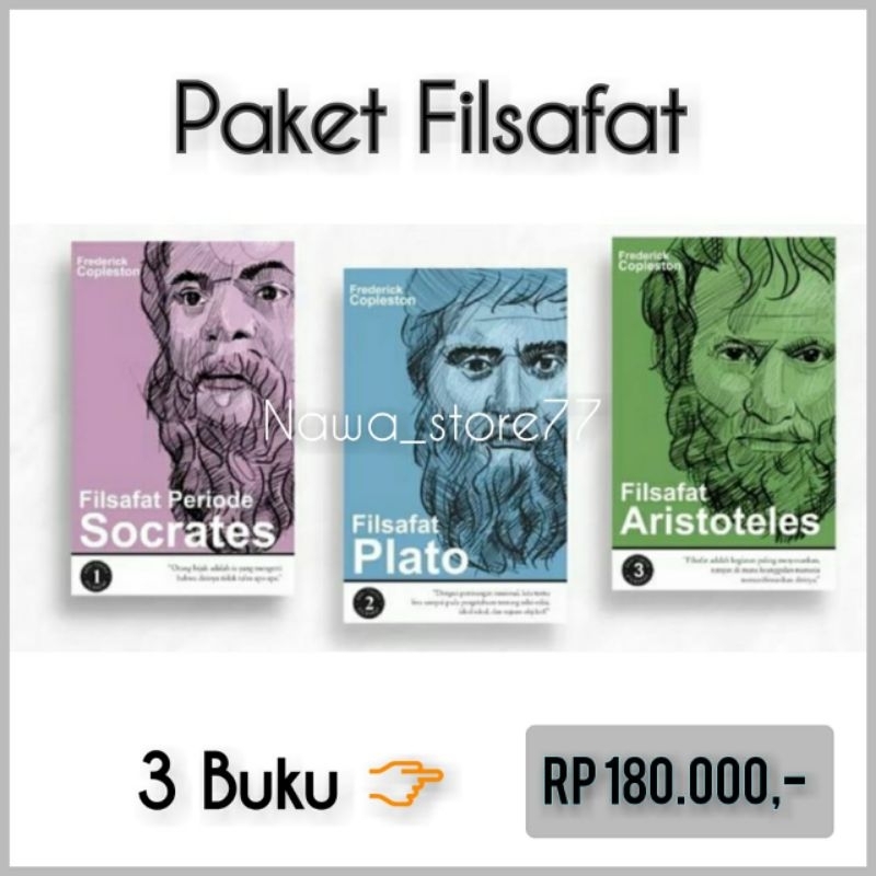 Jual [ORI] PAKET BUKU FILSAFAT SOCRATES PLATO ARISTOTELES | Shopee ...