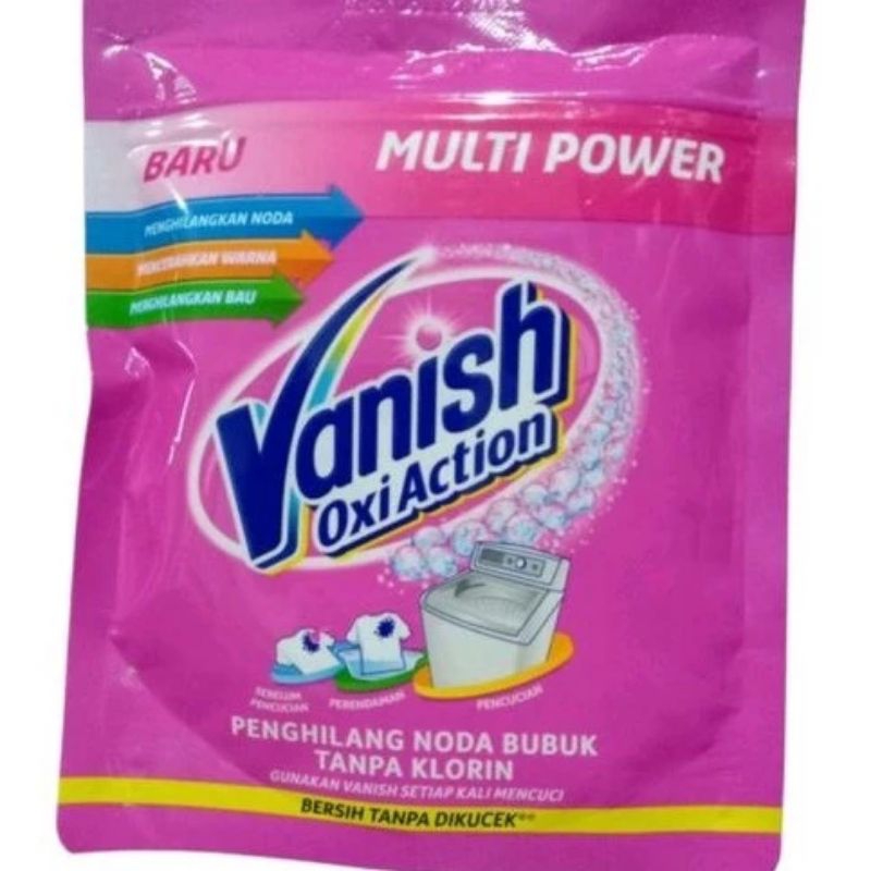 Jual Vanish Pink Penghilang Noda pada Pakaian bubuk powder 210gr ...