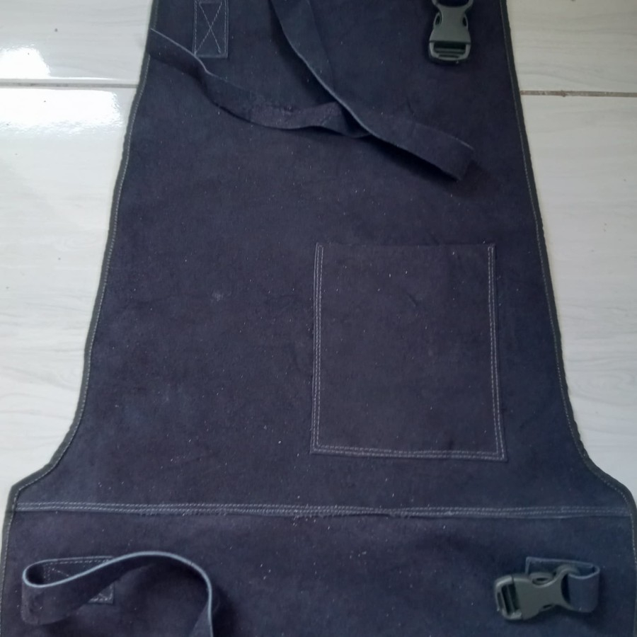 Jual apron dada panjang untuk las babat rumput dan restoran | Shopee ...