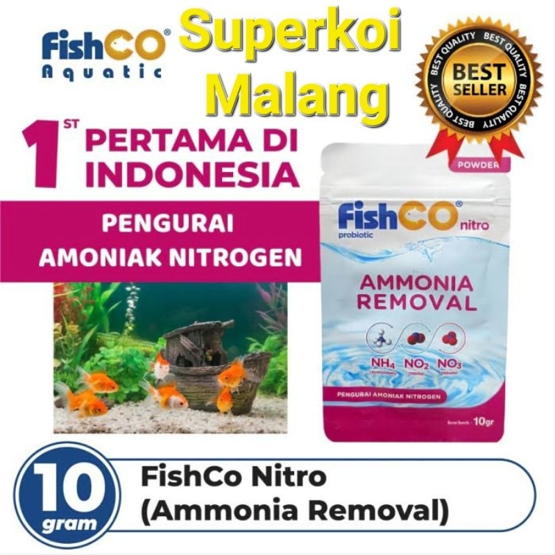 Jual Fish Co Pond Bakteri Starter Probiotik Fishco Nitro Ammonia ...
