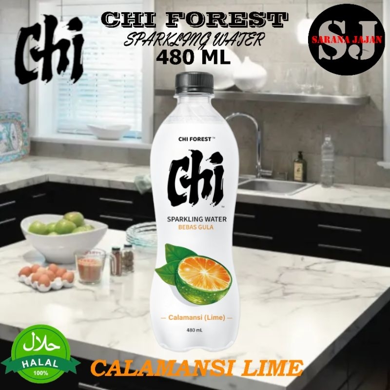 Jual Chi Forest Sparkling Water - Calamansi (Lime) 480 ml | Shopee Indonesia