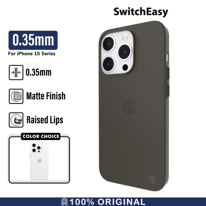 Jual Slim Case iPhone 15 Pro Max SwitchEasy 0.35 mm Ultra Thin Casing ...