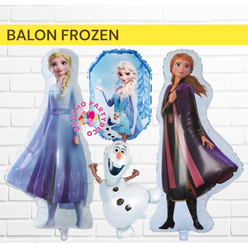 Jual Balon FROZEN ELSA ANNA / Balon Foil Elsa Anna Olaf Frozen Princess ...
