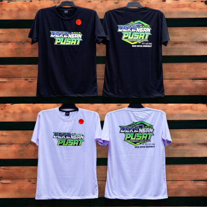 Jual Dkp004 Kaos Distro Pria Sablon Tulisan Dekengan Pusat Depan Belakang Size L Katun Combed ...