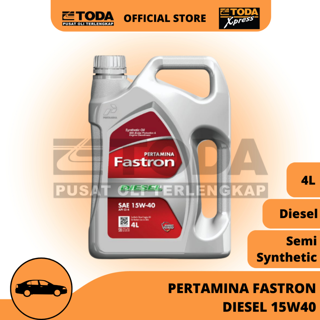 Jual Oli Pertamina Fastron Diesel 15W40 API CI-4 4L Original | Shopee Indonesia