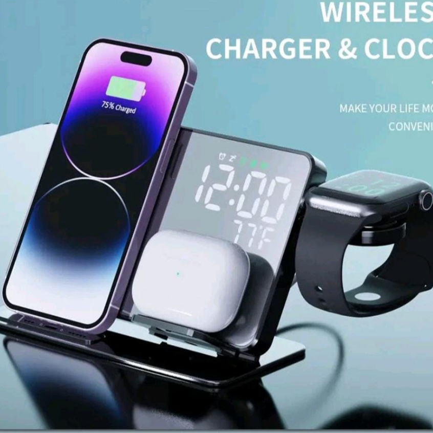 Jual FAST WIRELESS Charging 3 in 1 Charger ELAVO SAMSUNG Galaxy Watch 5 ...