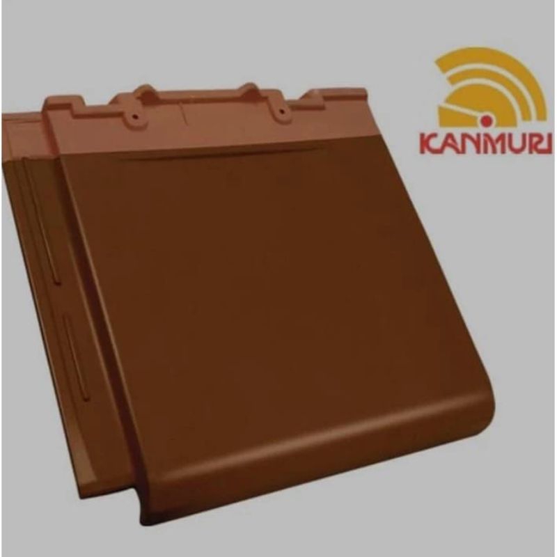 Jual Genteng Keramik Kanmuri Full Flat NATURAL | Shopee Indonesia