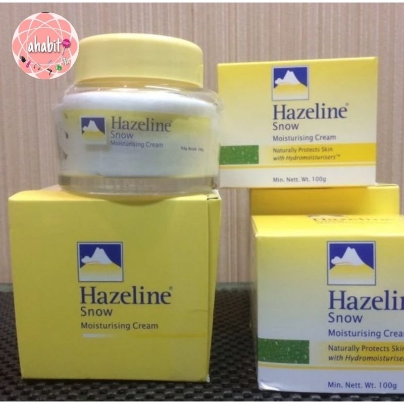 Jual HAZELINE Snow Moisturising Cream-100gr Original Malaysia (KUNING ...