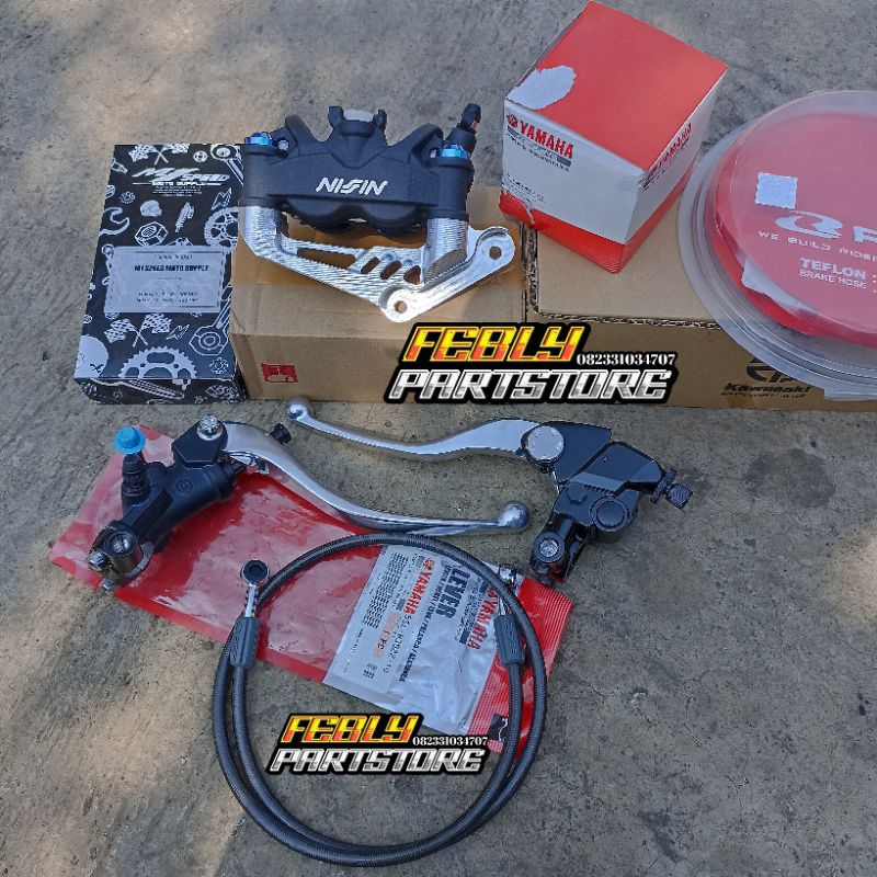 Jual MASTER REM YAMAHA R1 SET HANDLE KOPLING Z900 KALIPER NISSIN TWIN ...