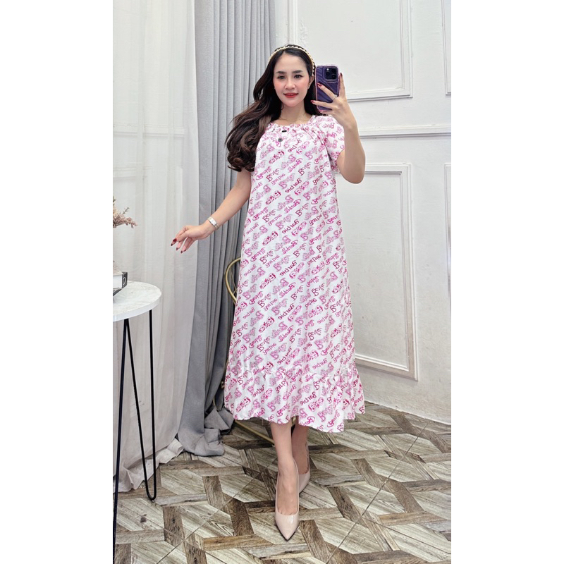 Jual Daster kerut Barbie lucu/Amanda daster saku lucu/dres cewek korea ...